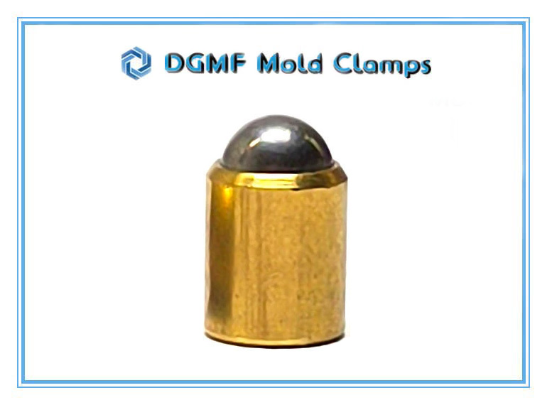 DGMF Brass Spring Plunger Smooth With Ball No Collar | DGMF Mold Clamps ...