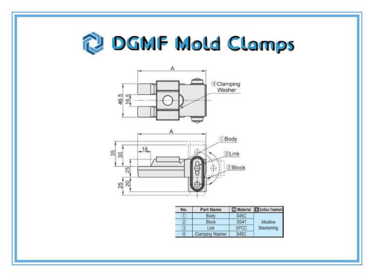 High-quality Forged Easy Mold Clamps Manufacturer | DGMF Mold Clamps ...