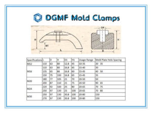 Mold Die Clamps For Injection Molding Manufacturer | DGMF Mold Clamps ...