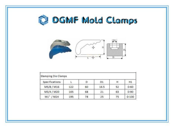 High-quality Arching-type Stamping Die Clamps Manufacturer | DGMF Mold ...