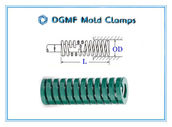 DGMF Heavy-Duty Die Springs (TH Green Color) | DGMF Mold Clamps ...